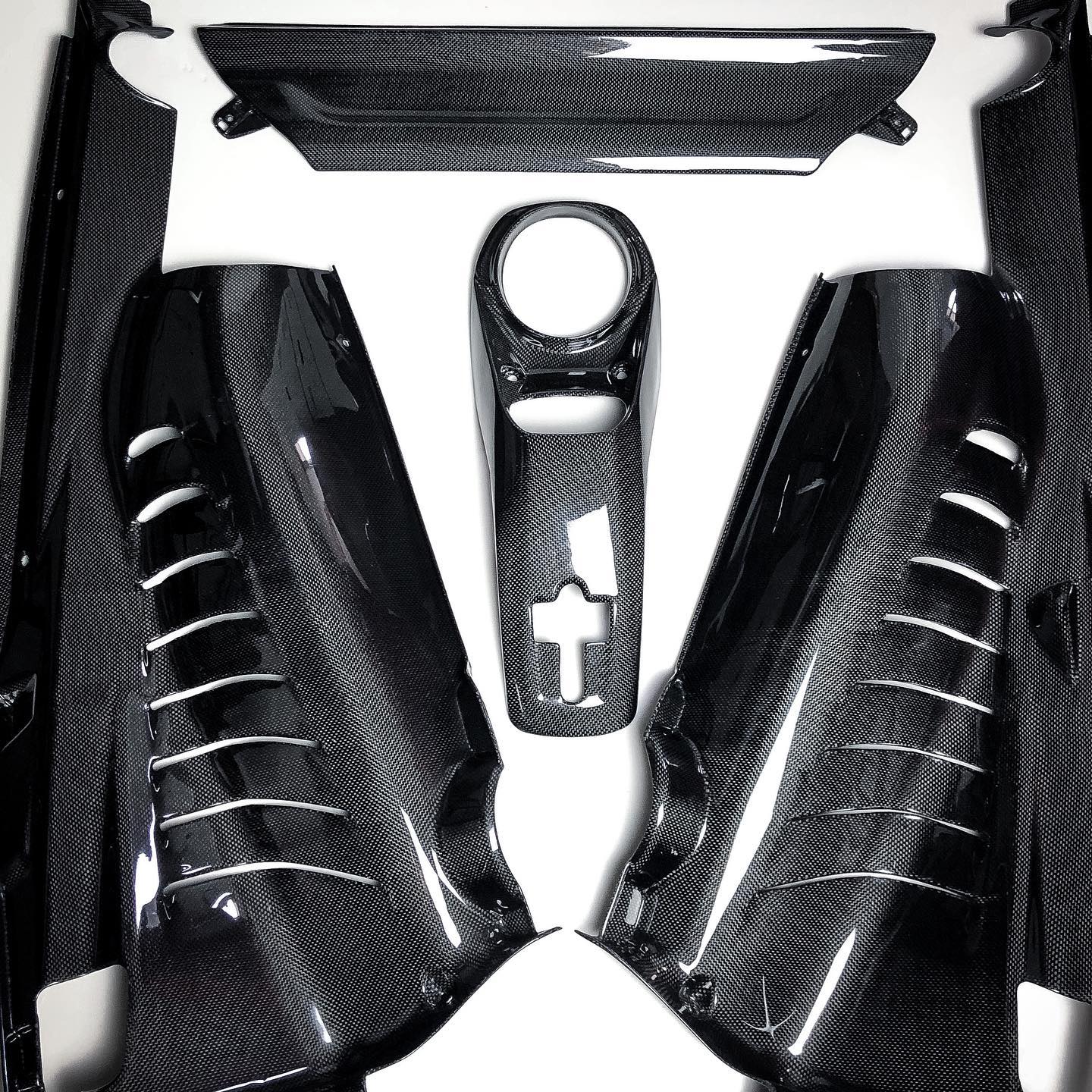 Ferrari 488 Engine Bay Panels OEM Style COUPE ONLY | R-Tuned Carbon